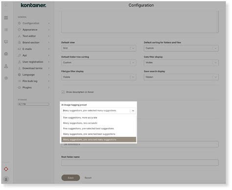 discover ai tagging kontainer helpdesk