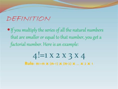 Factorial Numbers Pptx
