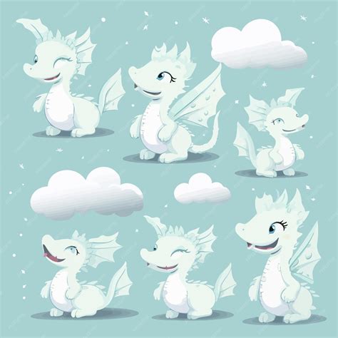 Premium Vector Cute Dragon Vector