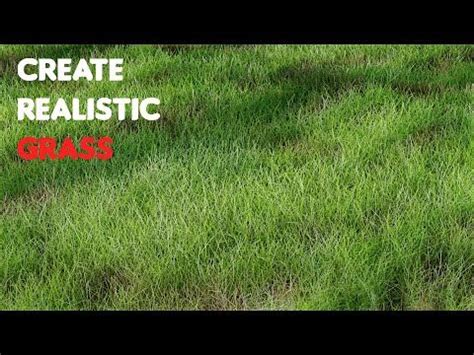 How To Make Realistic Grass In Blender Quick And Easy Grass In Blender Blender Tutorial