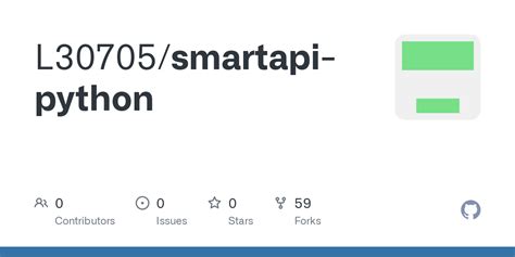 GitHub L Smartapi Python