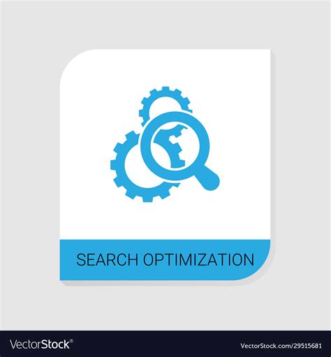 Editable Filled Search Optimization Icon From Vector Image