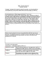 DBQ Outline Template Period DBQ Docx DBQ Period Review Outline Activity Prompt