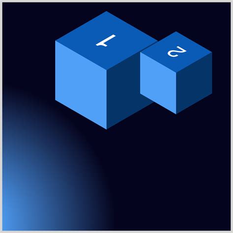 Css Animation Isometric Cubes With Move And Text Glow Animation Effects