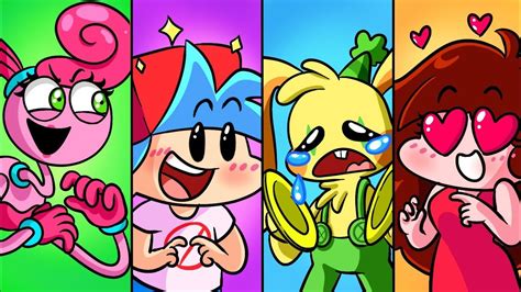 2 Best Poppy Playtime Chapter 2 And Fnf Animation Compilation Youtube