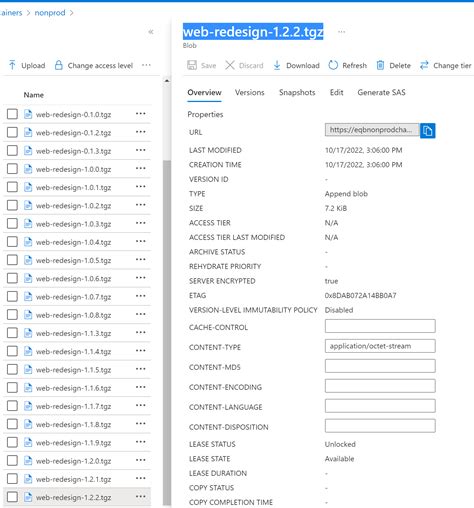Chart Version Missing But The Blob File Exists · Issue 635 · Helmchartmuseum · Github