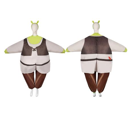 Shrek Cosplay Party Inflatable Costume Halloween Carnival Suit Hair