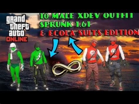 GTA V Online 1 61 XDEV OUTFIT EDITOR 10 MALE MODDED OUTFITS USING XDEV Showcase PC