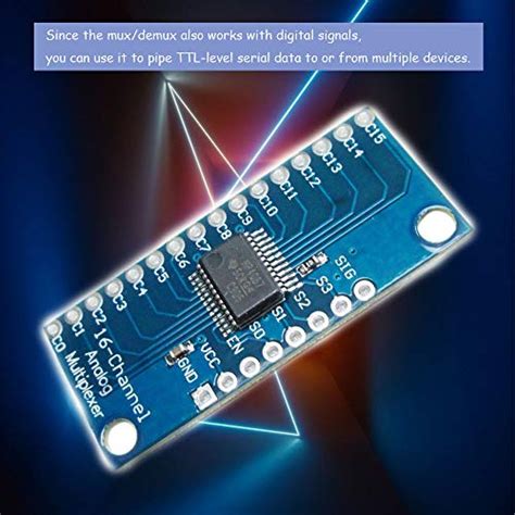 Ximimark 5pcs 16ch Analog Digital Multiplexer Breakout Board Module