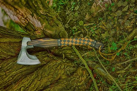 Viking Forged Axe Ragnar Viking Axe Personalized Hatchet Etsy