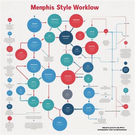 Memphis Style Workflow Diagram Stable Diffusion Online