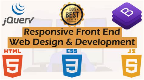 do responsive front end web development in html css js boostrap by atif 99 fiverr