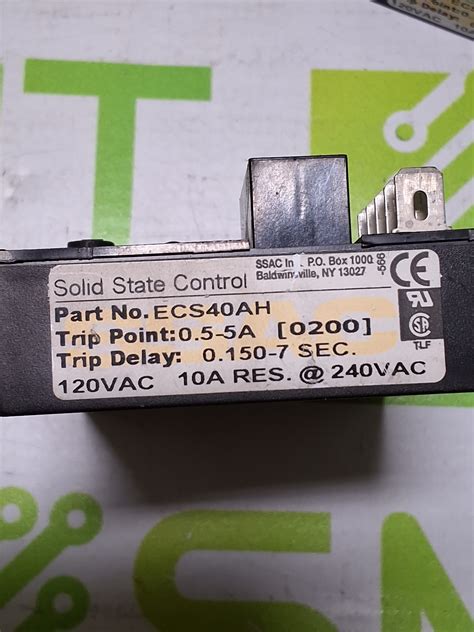 Used Ssac Ecs40ah Solid State Control Current Sensor For Sale At Smt Resource Equipment Llc