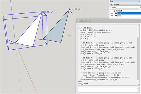 How To Identify The Front And The Back Of A Face Ruby Api Sketchup