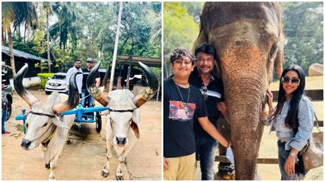 ಆಪ್ತರ ಜೊತೆ ಎತ್ತಿನ ಬಂಡಿ ಏರಿದ ದರ್ಶನ್ ದತ್ತು ಪುತ್ರನನ್ನು ನೋಡಿ ಹಿರಿಹಿರಿ ಹಿಗ್ಗಿದ ವಿಜಯಲಕ್ಷ್ಮಿ Kaatera