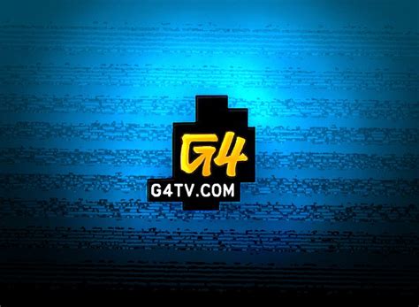 G4 Tv Logo On Blue Background