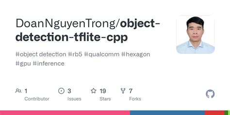 Github Doannguyentrongobject Detection Tflite Cpp Object Detection Rb5 Qualcomm Hexagon