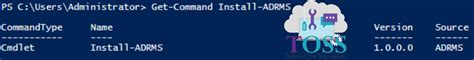 Install Adrms Powershell Cmdlet Script Command Toss