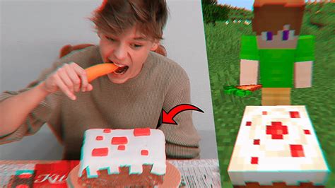 Я Съел КАЖДУЮ Еду из Майнкрафта в Реальной Жизни Youtube