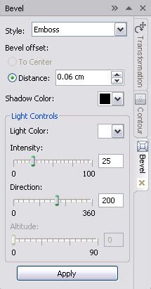 Make Emboss Effect In CorelDRAW Corel Draw Effect Tutorial