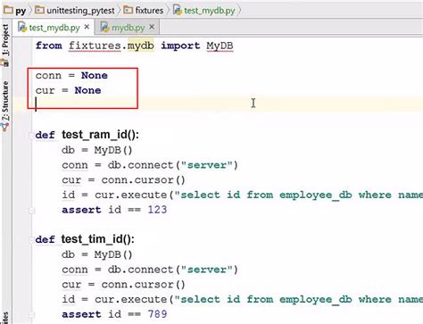 Pytest Fixtures Example