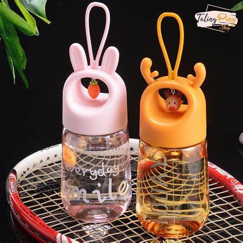 กระติกน้ำเด็ก กระบอกน้ำ ขวดน้ำ กระติกน้ำ ลายการ์ตูนน่ารัก ขนาด 450ml แบบพกพา Bz009 Talingping