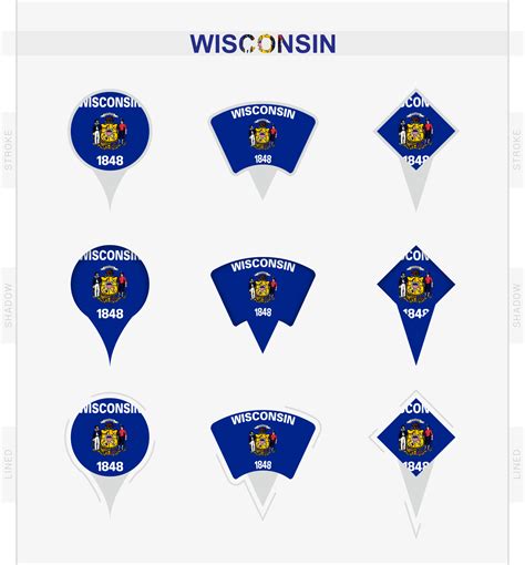 Flagge Von Wisconsin Emoji Flagge Von Großbritannien Uk Emoji Yvohe