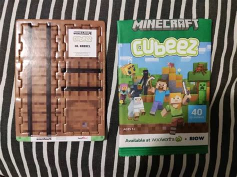 Brand New 2025 Woolworths Bigw Minecraft Cubeez No 38 Barrel 3 00 Picclick Au
