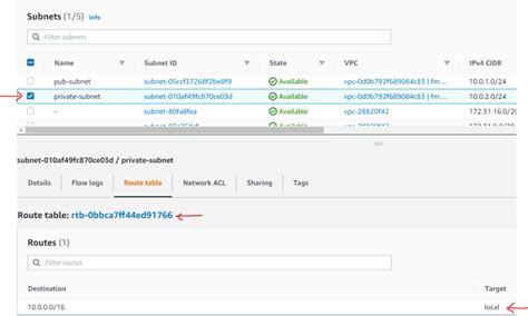AWS Internet Gateway And VPC Routing