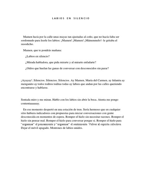 L A B I O S E N S I L E N C I O Pdf
