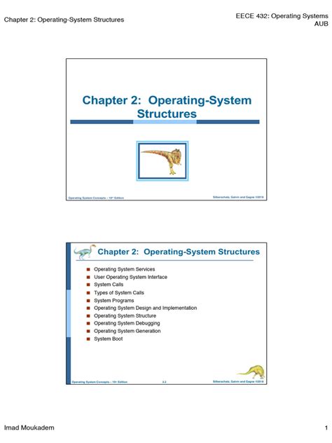 Chapter 2 Slides Pdf Operating System Kernel Operating System