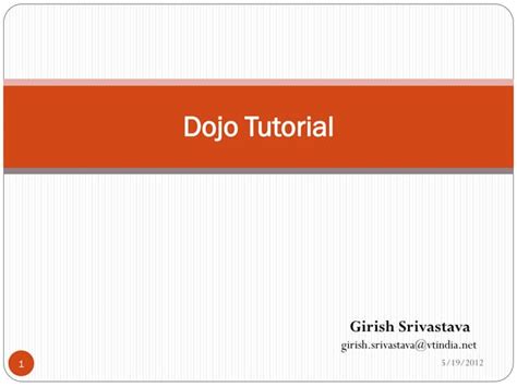 complete dojo ppt