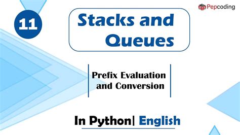 Prefix Evaluation And Conversion Module Basics Data Structures In English Python Video