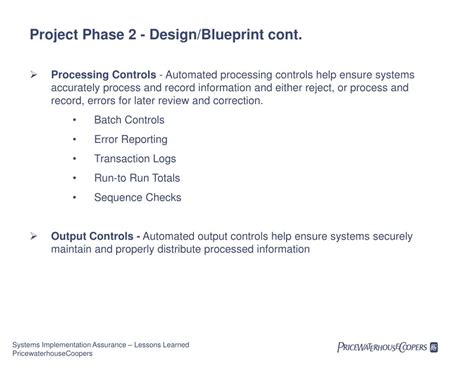 Ppt Isaca Systems Implementation Assurance Lessons Learned