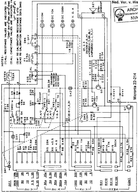 Schematic Diagram For Micronta Dmm 22 191 Replacing Onandoff S