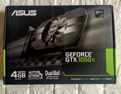 Asus Gtx 1050ti Single Fan Computers And Tech Parts And Accessories Computer Parts On Carousell