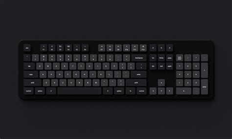 Premium Psd 3d Modern Computer Keyboard Template