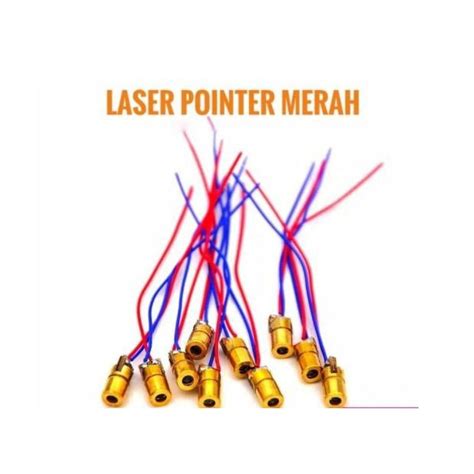 Jual Laser 5v 650nm 5mw Laser Red Dot Module Laser Diode Laser Pointer Shopee Indonesia