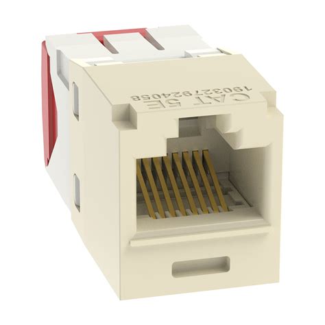 Panduit Cj5e88tgei Mini Com Cat5e Tx 5e Modular Jack Electric Ivory