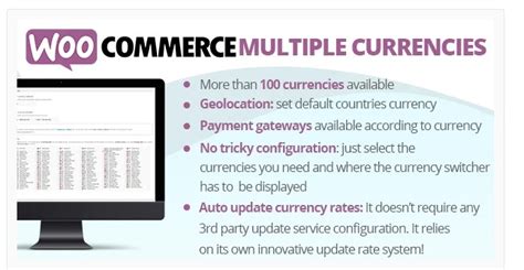 Woocommerce Multiple Currencies Cromur