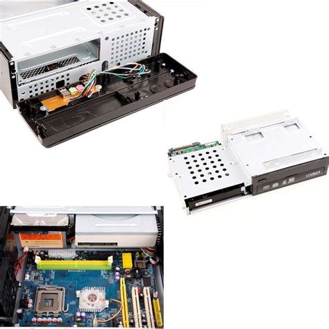 S602 White Mini Slim Desktop Computer Case M Atx Pc Case Mini Tower Pc Case