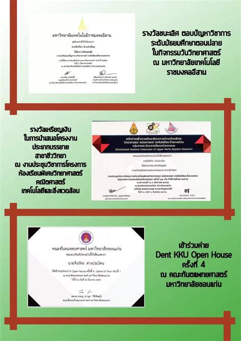 ตัวอย่าง Portfolio รอบ 1 คณะแพทยศาสตร์ จากรุ่นพี่ที่สอบติดปี 63 We By The Brain