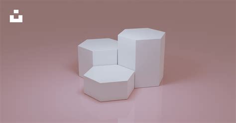 분홍색 표면 위에 놓인 세 개의 흰색 상자 사진 Unsplash의 무료 기하학적 모양 이미지