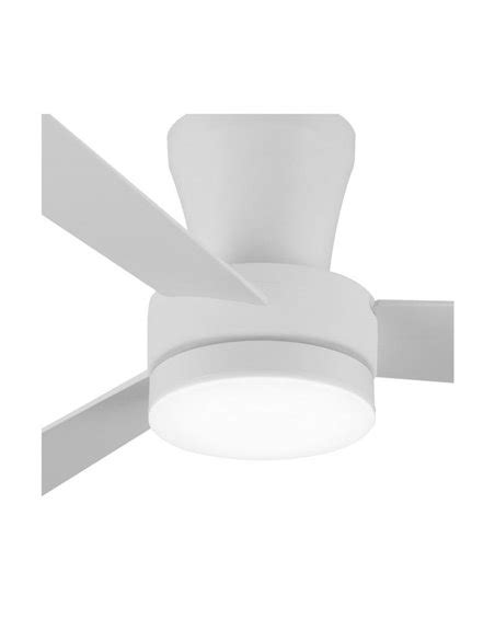 Ventilador De Techo Led Benda Blanco 28w 3 Aspas Cct Dim Leonleds