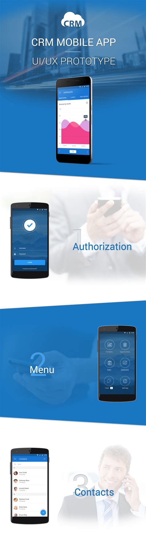 Crm Mobile App Template On Behance