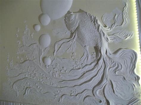 Окрашенные стены Настенные скульптуры Фреска искусство