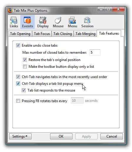 Quick Tip Firefox Ctrltab Popup Menu Switcher