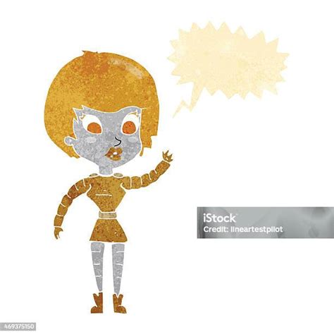 말풍선이 있고 손 흔드는 여자 있는 로봇 말풍선을 2015년에 대한 스톡 벡터 아트 및 기타 이미지 2015년 그리기 낙서 드로잉 Istock