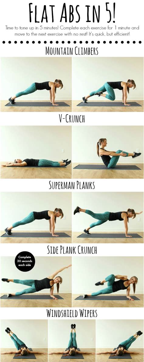 Flat Abs Workout Routine